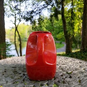 Fiestaware | Dining | Vintage 97s Fiesta Ware Scarlet Red Art Deco Disc ...